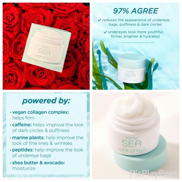 tarte | Skincare | Tarte Sea Wink H2o Eye Crean Vegan Full Size Nwt ...